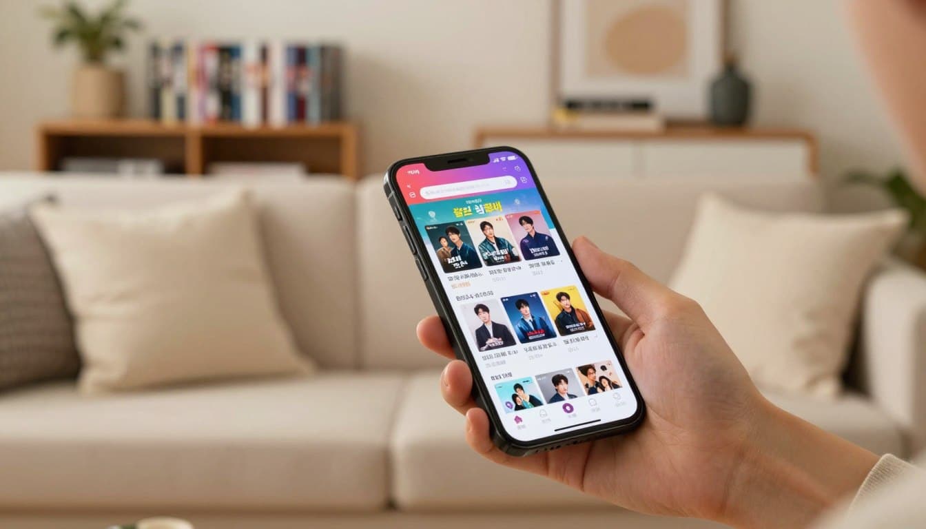 Disfruta de los dramas coreanos en tu teléfono inteligente.